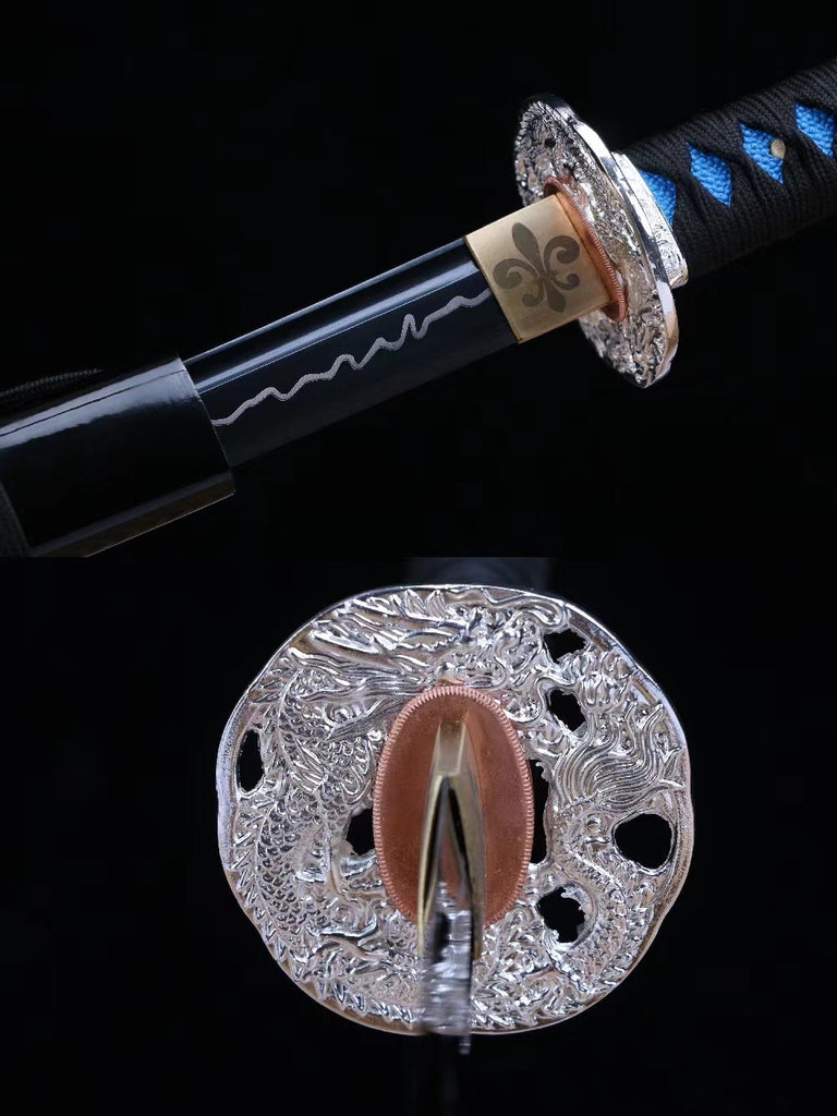 Night Katana Set, Katana, Wakizashi, and Tanto Sword,Japanese Samurai ...