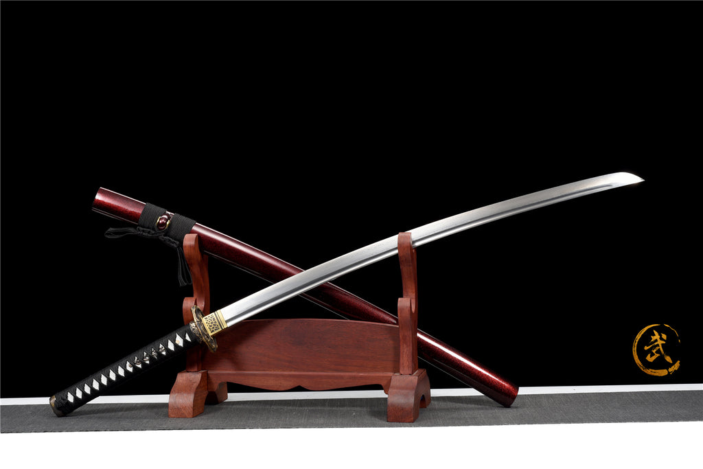 Mamba Katana,Japanese Samurai Sword,Real Handmade Katana,Damascus Stee ...