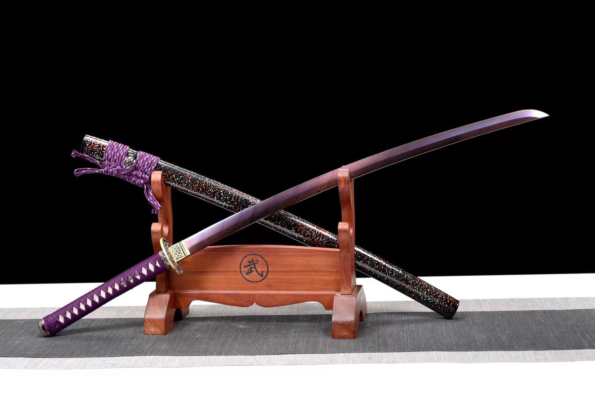 Violet-Yan Katana Sword,Japanese Samurai Sword,Real Handmade Katana,Da ...