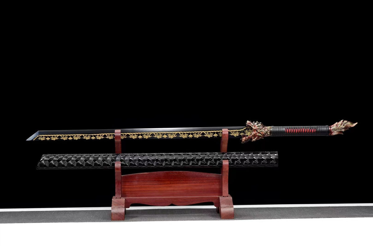 Red Wolf Tang Sword,Handicrafts,Chinese Saber,Real Sword,Handmade Chin ...