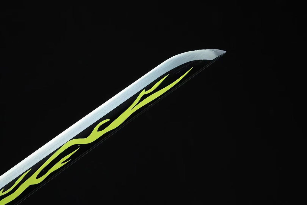 Anime Sword,Agatsuma Zenitsu Anime Cosplay,Japanese Samurai Sword,Real ...