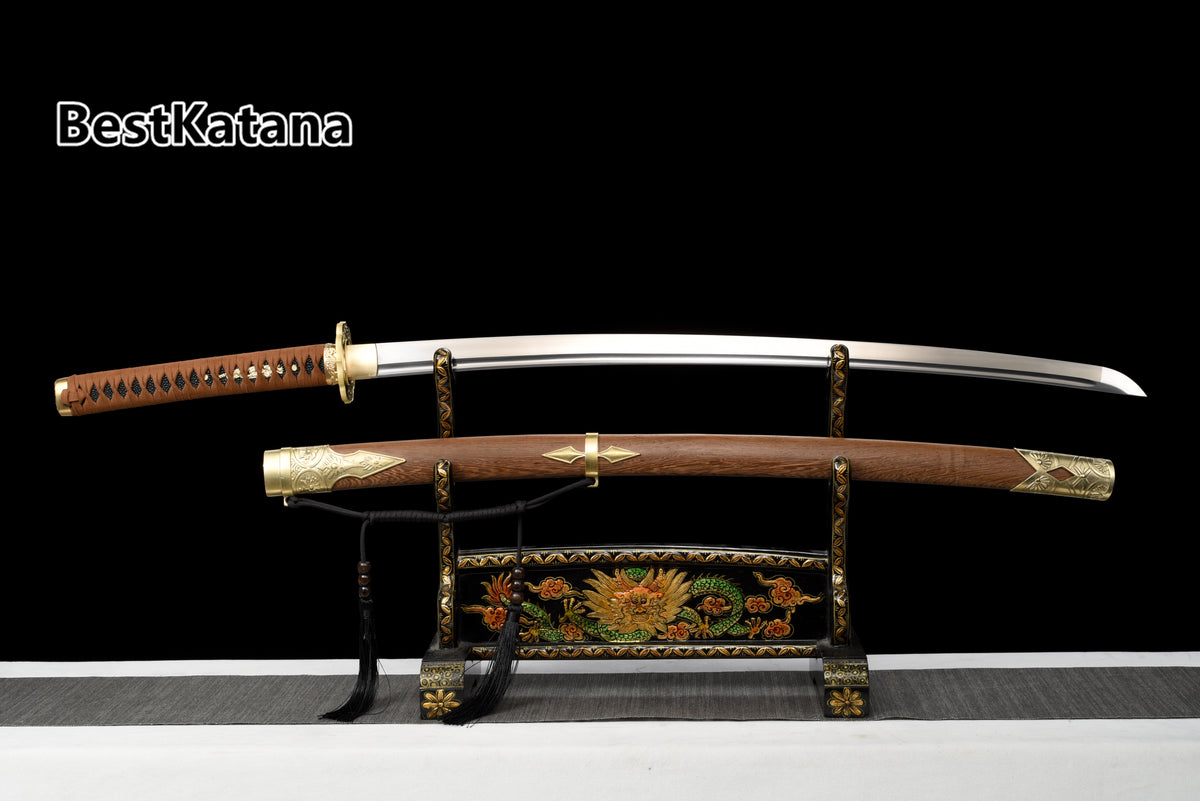 Yellow Gold Sword,Handmade Japanese Samurai Sword,Real Katana Sword,Hi ...