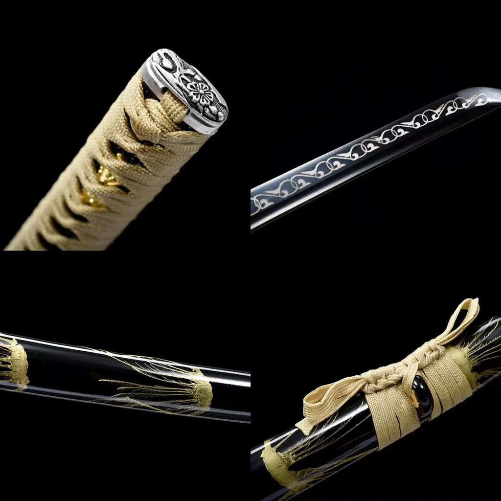Ice Blade Katana,Japanese Samurai Sword,Real Katana,Handmade sword,Hig ...