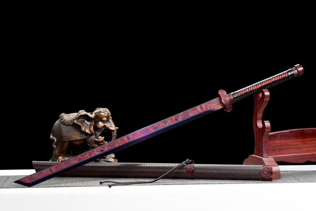 Black Gold Ancient Sword,Chinese Tang Sword, Tang-Horizontal Sword,Hig ...