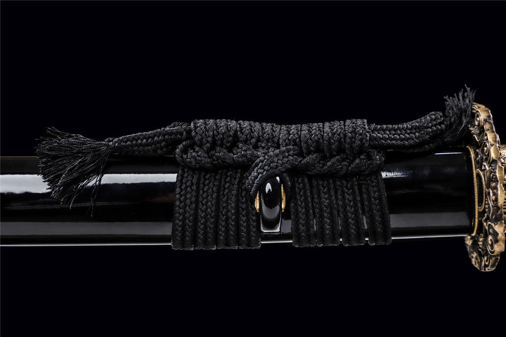 Fire Dragon King Katana,Baked Red Series,Japanese Samurai Sword,Real K ...