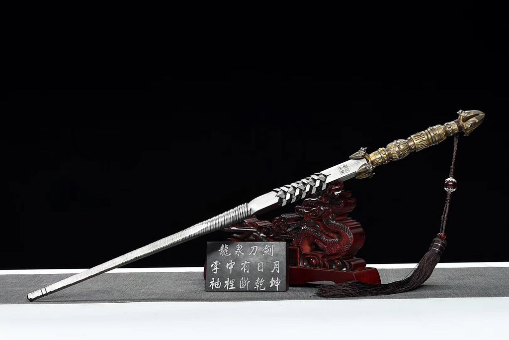 Mad Lion Dragon Scale Mace,Dragon scale mace,Folding pattern steel,Lon ...