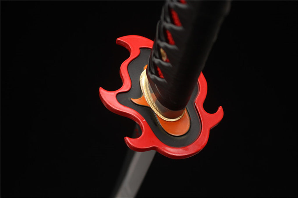 Demon Slayer,Vulcan Tanjirou,Anime Katana Sword,Handmade Samurai Sword ...