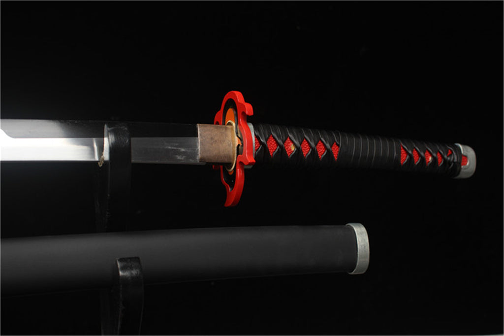 Demon Slayer,Vulcan Tanjirou,Anime Katana Sword,Handmade Samurai Sword ...