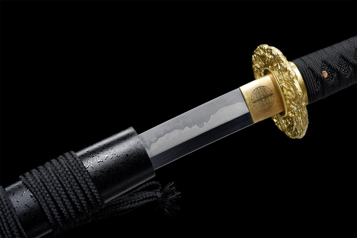 Cloud Dragon Katana,Japanese Samurai Sword,Real Handmade Katana,T10 St ...