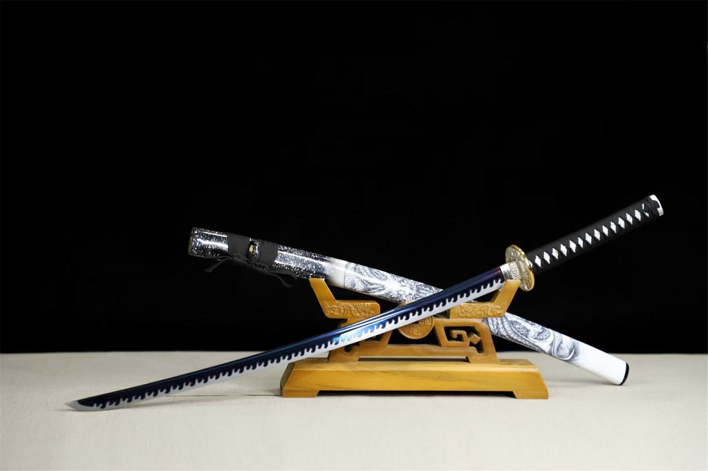 Tamron Katana,Baked Purple Series,Japanese Samurai Sword,Real Katana,H – SwordCulture