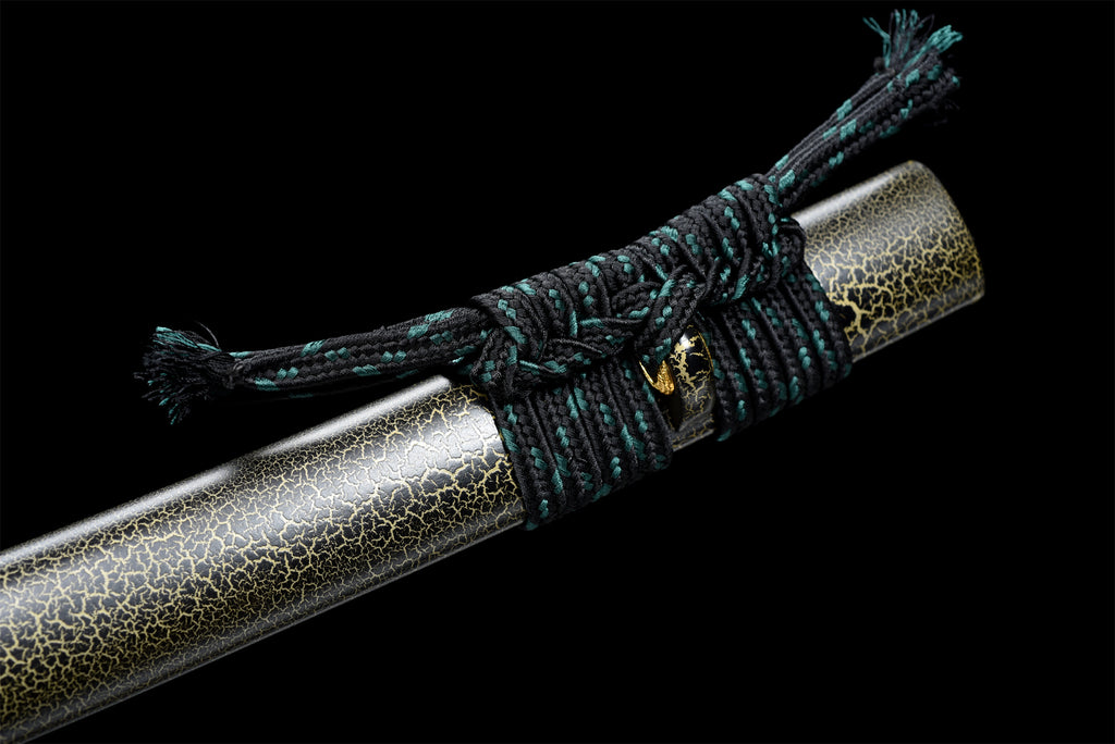 Golden Snake Katana,Japanese Samurai Sword,Real Handmade Katana,Damasc ...